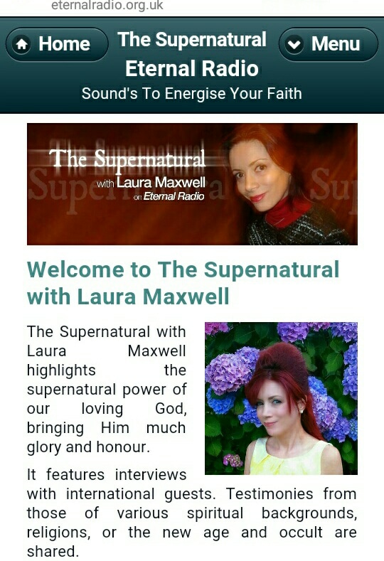 3rd Year Anniversary of The Supernatural with Laura Maxwell on Eternal ...
